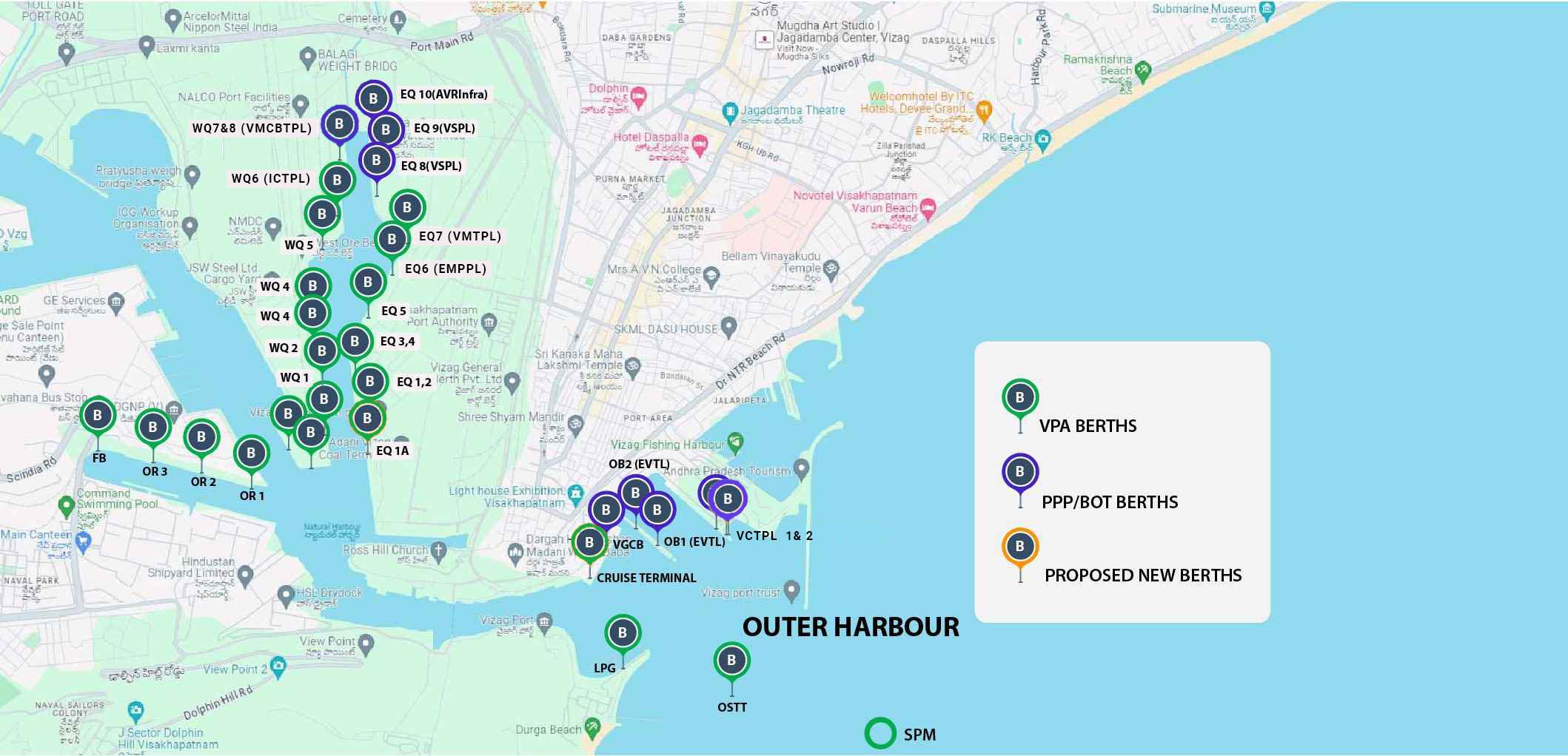 Visakhapatnam Port Authority | VPA Layout